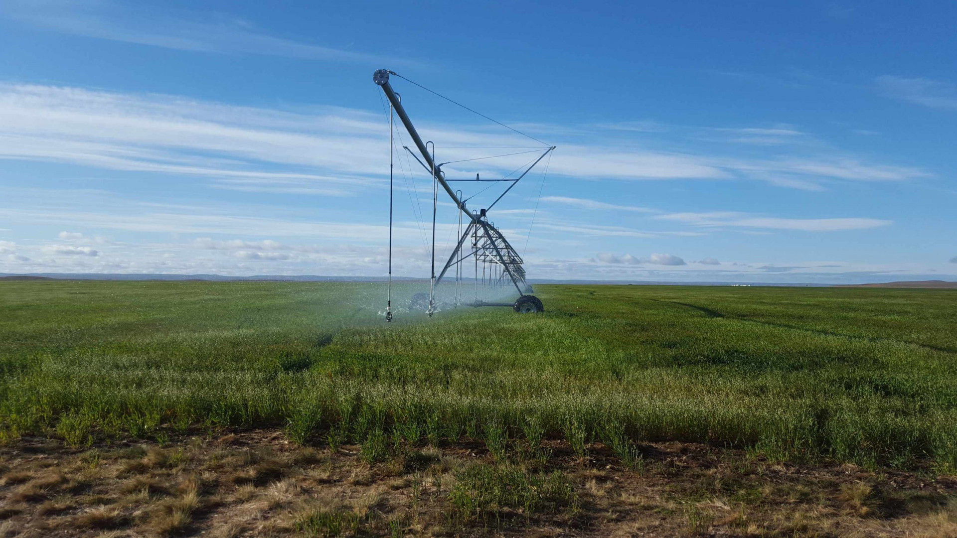Pivot Centerstar in Feuerland, Chile - Röhren- und Pumpenwerk BAUER